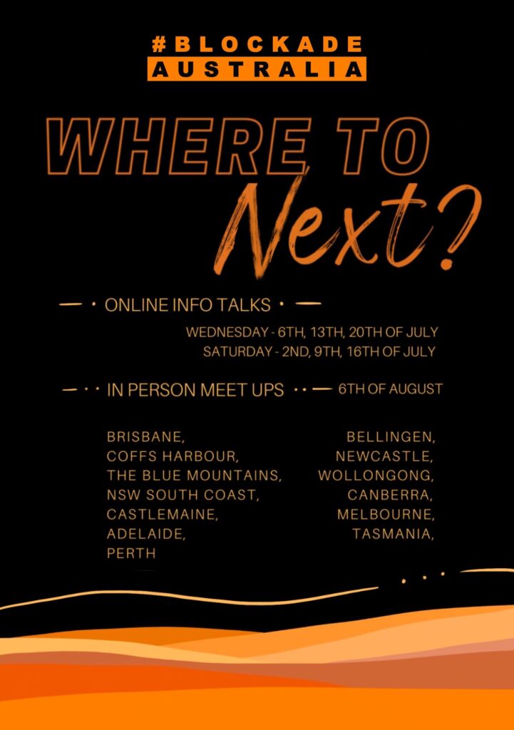 Upcoming - Blockade Australia