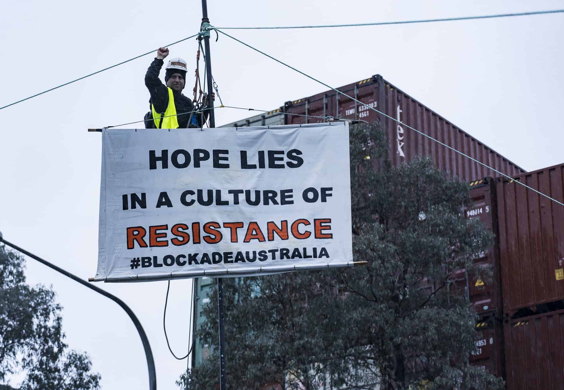Melbourne Port Shut Down by Blockade Australia. - Blockade Australia